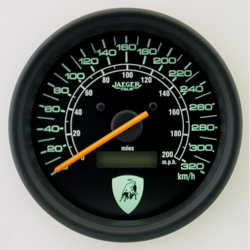 100mm Programmable Speedometer Countach
